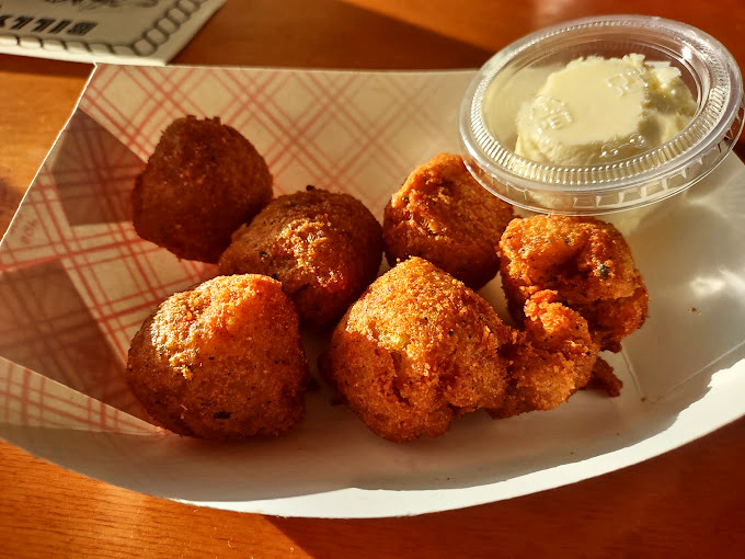 Conch fritters &ndash; golden-brown spheres of Caribbean flavor that crunch then melt, making you momentarily forget about your diet plans.