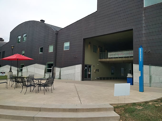 Modern architecture meets cultural ambition in this contemporary space where Appalachian stories find their voice on stage.