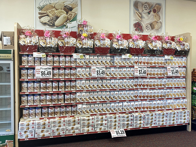 Cookie paradise that would make the Cookie Monster weep with joy. The only math problem worth solving: how many boxes can fit in your cart?