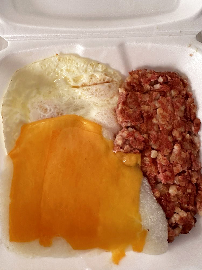 Corned beef hash with eggs and cheese &ndash; the breakfast equivalent of a power trio that's been touring together for decades.