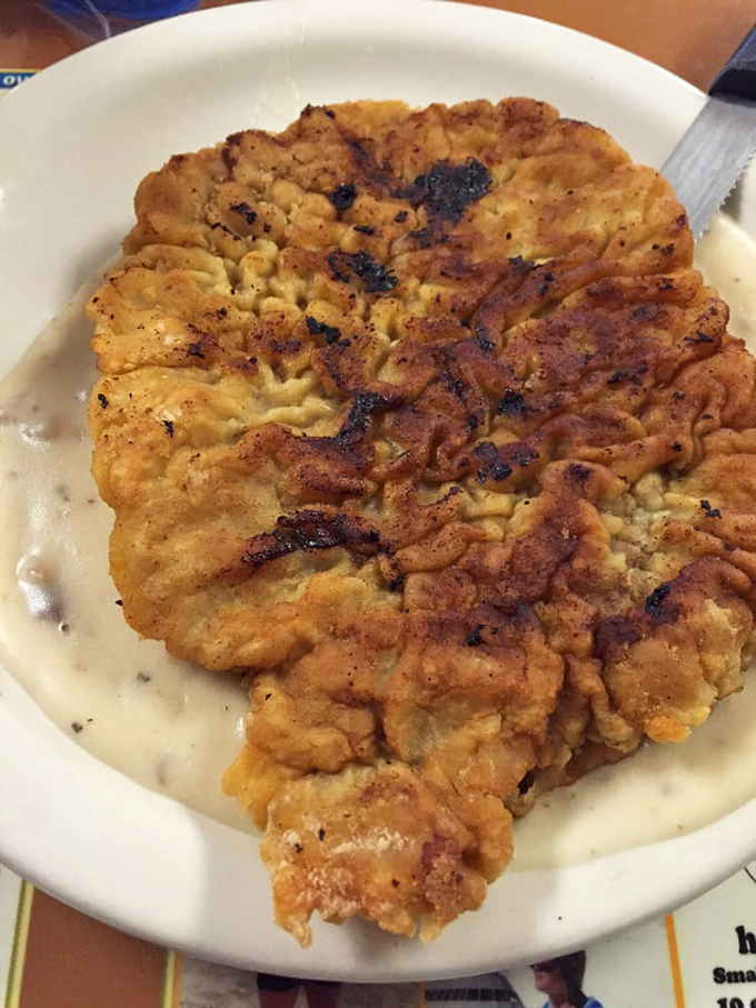 This isn't just country fried steak &ndash; it's a golden-brown masterpiece that makes you wonder why you'd ever eat anything else.