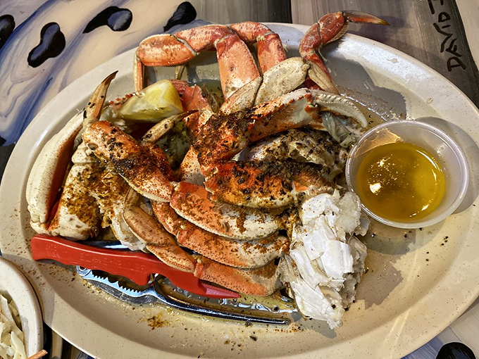 These crab legs aren't just food&mdash;they're an interactive experience requiring tools, technique, and a willingness to get gloriously messy.