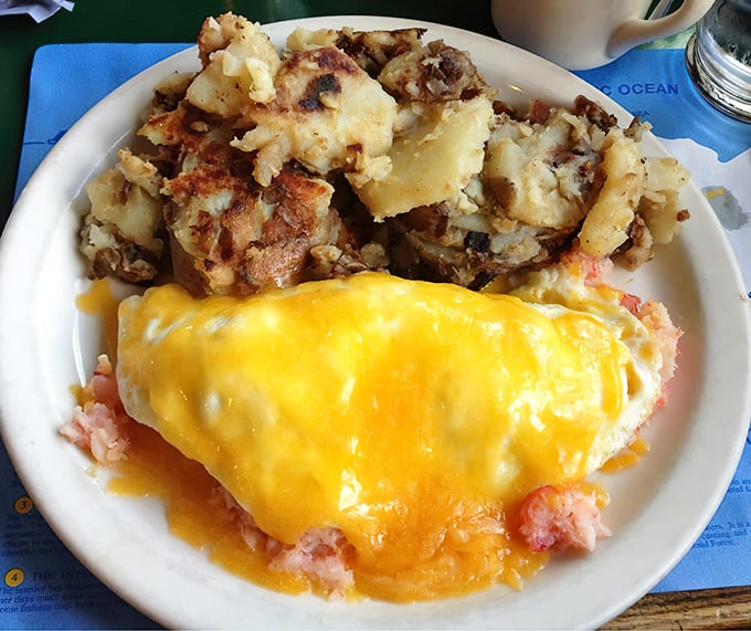 This cheese-smothered omelette with home fries isn't just breakfast&mdash;it's edible therapy for whatever ails you, Alaska-style.