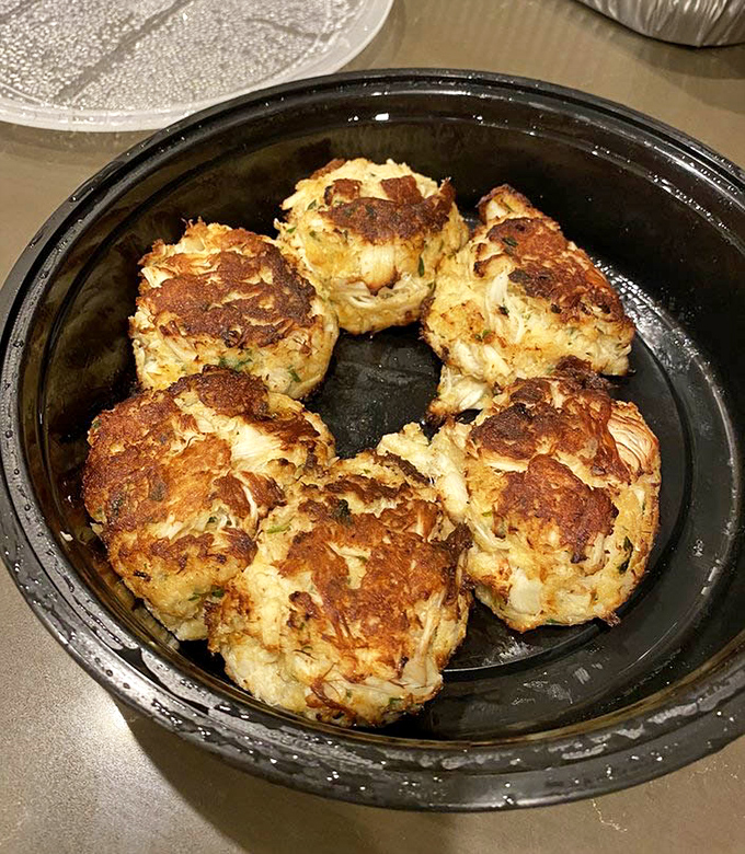 Golden-brown crab cakes with minimal filler and maximum flavor – Maryland might be jealous, but Delaware's keeping these treasures.