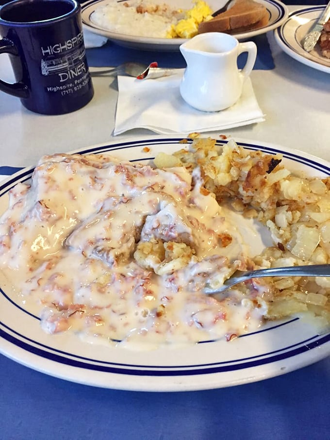 Creamed chipped beef &ndash; or as military veterans affectionately call it, "SOS" &ndash; smothers crispy potatoes in rich gravy that would make your grandmother proud.