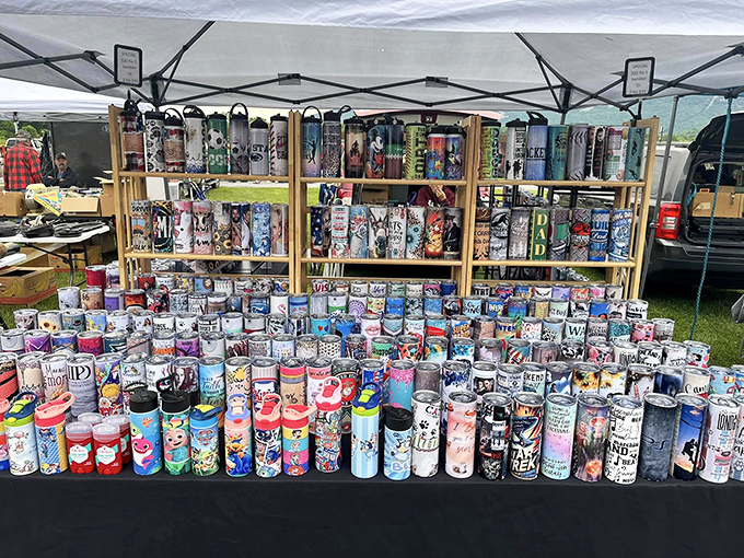 Hydration with personality! These custom tumblers showcase everything from favorite bands to sassy sayings—perfect for keeping your iced tea cold.