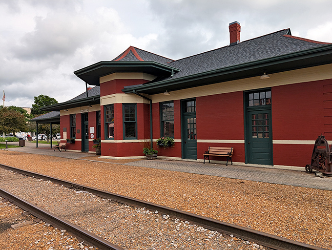The Depot Museum's brick-red charm transports visitors to an era when train arrivals were the day's main event and Instagram was inconceivable.