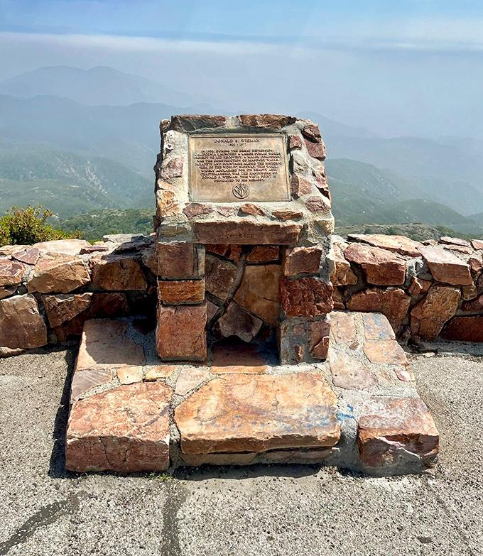 History with a view! This stone monument stands sentinel over valleys that have witnessed centuries of California's ever-evolving story.