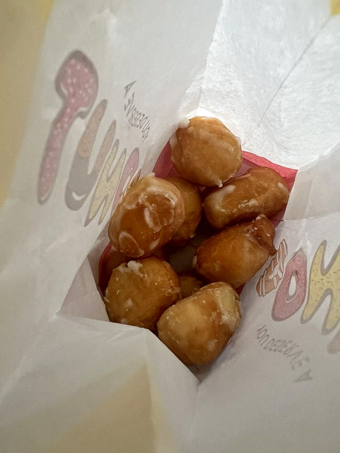 Donut holes: for when you need the joy of donuts but in a form that lets you tell yourself, "I'll just have one more tiny one."
