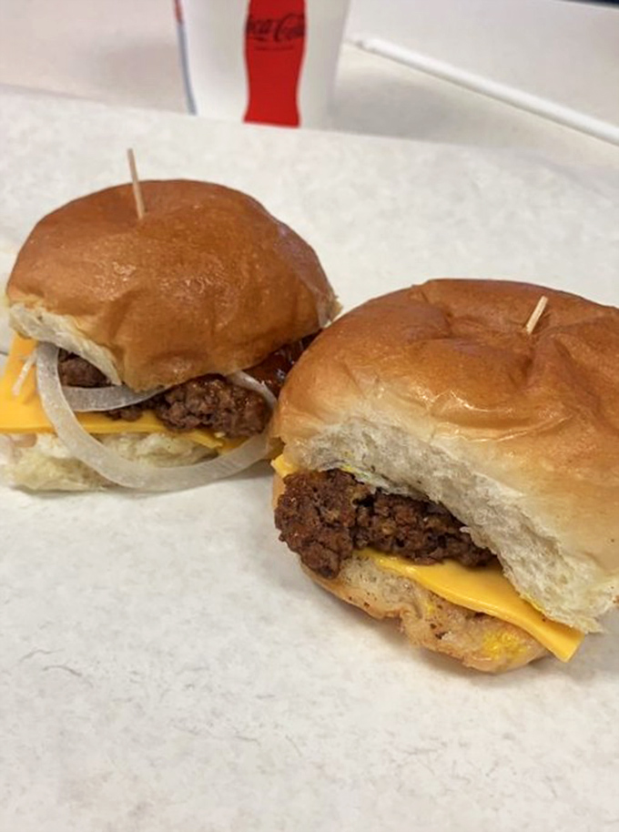 Two perfectly proportioned burgers with that signature cheese melt. Like the Olsen twins of fast food&mdash;small in stature but massive in cultural impact.