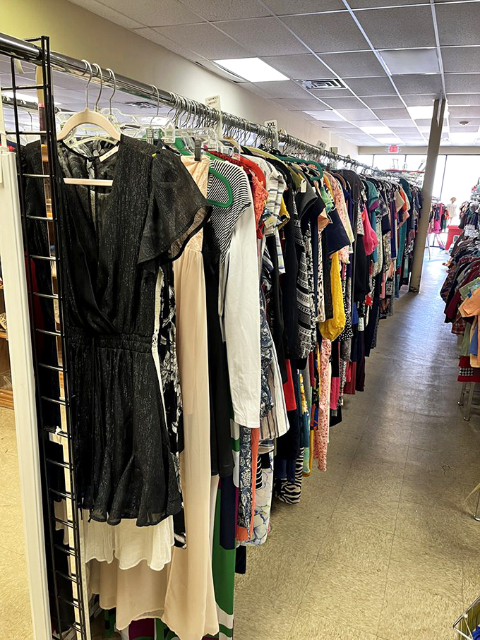 Fashion time travel in fabric form. That little black dress might have danced at Studio 54 before finding its way to your closet.