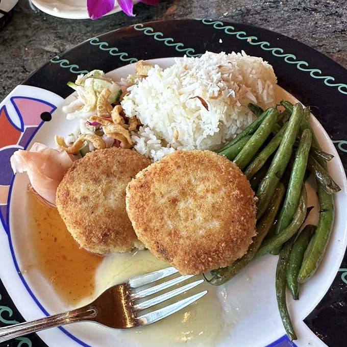 These Dungeness crab cakes are all meat and minimal filler, just like your grandma would approve of.