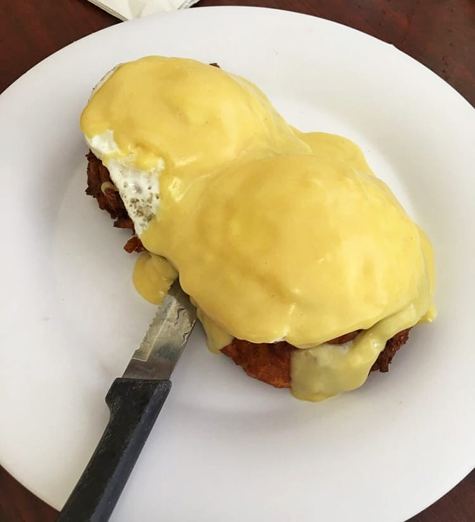 Eggs Benedict that would make a brunch snob weep with joy&mdash;golden hollandaise draped over perfectly poached eggs like a silky sunrise.