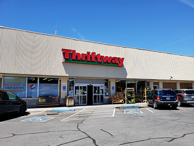 Every small town needs its trusty grocery store, where the cashiers actually remember your name instead of just scanning your loyalty card.