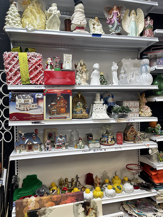 Christmas in July? These holiday figurines and collectibles patiently wait year-round for their moment to shine again.