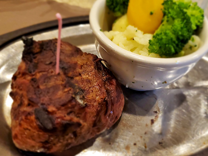 Filet mignon with a baked potato that's practically its own zip code – Wisconsin doesn't do small.
