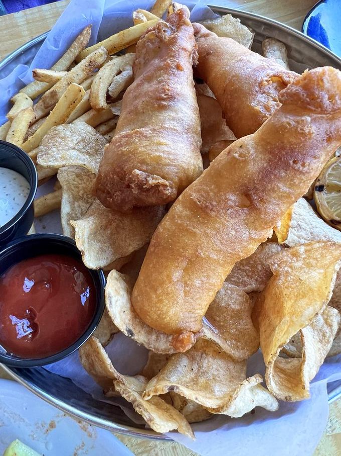 Fish and chips that crackle with each bite &ndash; the kind that make you want to speak with a British accent for the rest of your meal.