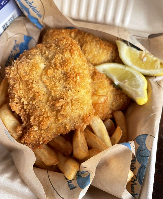 Golden-battered fish and chips that shatter with each bite &ndash; the kind that makes you wonder why you ever settled for lesser versions all these years.