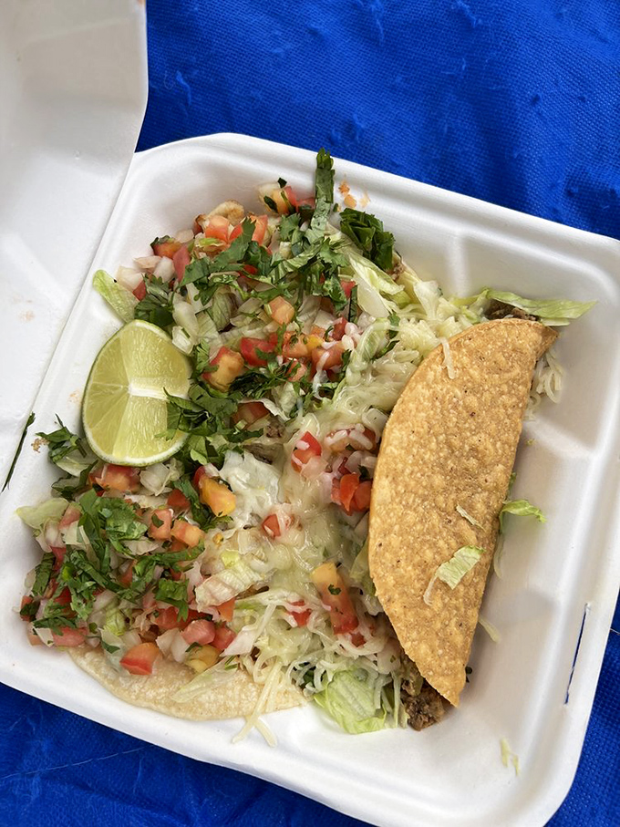 Simple yet sublime – a masterclass in taco architecture where every element plays its part in the delicious symphony of flavors.