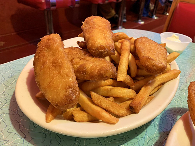 Golden-battered fish and crispy fries&mdash;the kind of comfort food that makes you forget you're supposed to be counting calories on vacation.