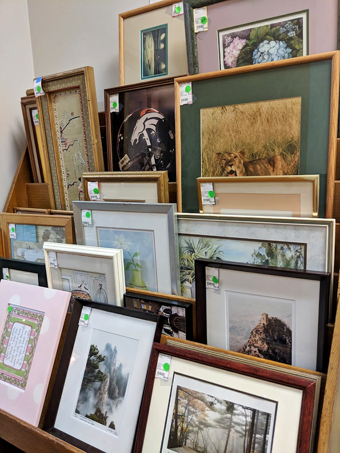 "Art for every taste lines these walls. From landscapes to abstracts, your 'I'll know it when I see it' moment awaits."