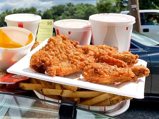 Golden-fried chicken that makes you question why you'd eat poultry any other way. Crispy, juicy, and unapologetically delicious.