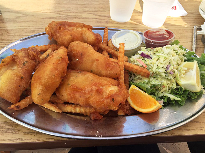 Golden-battered fish that would make Neptune himself put down his trident and pick up a fork. Crispy perfection meets oceanic delight.
