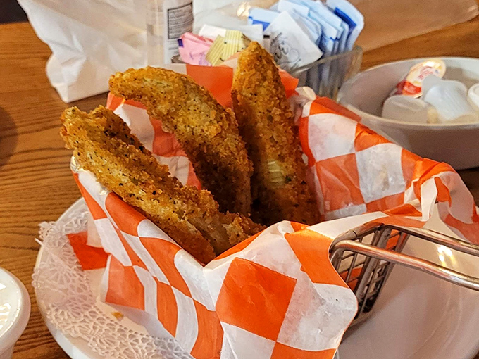 These fried pickles aren't just appetizers &ndash; they're conversation starters. One basket and even pickle skeptics become true believers.
