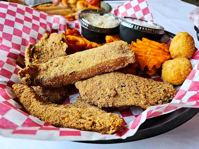 Cornmeal-crusted fillets with that perfect crunch factor&mdash;the kind of fried fish that makes you wonder why you'd eat it any other way.