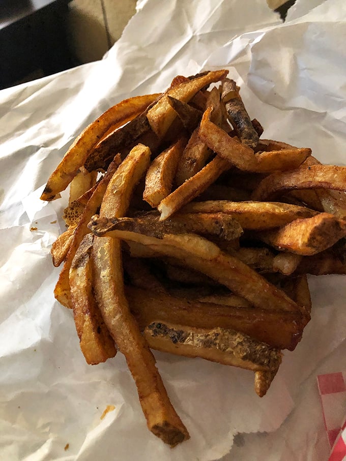 These aren't just fries—they're golden potato wands, kissed by beef tallow and sprinkled with just enough salt to make angels weep.