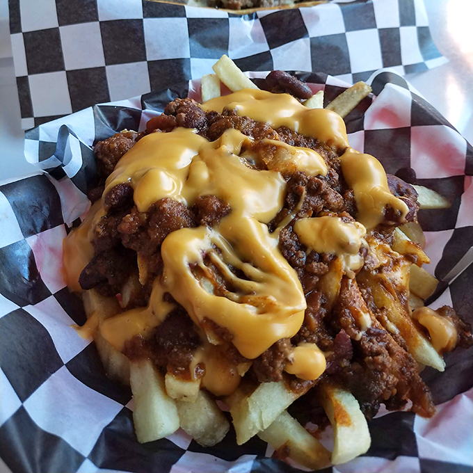 Cheese-smothered fries that make you question why you ever ate potatoes any other way. Diet starts tomorrow, obviously.