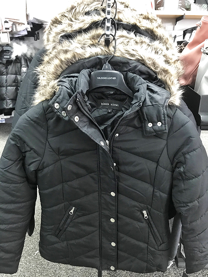 Winter's coming eventually! This fur-trimmed puffer jacket stands ready to transform Maryland's coldest beach days into cozy adventures, proving style and warmth aren't mutually exclusive.