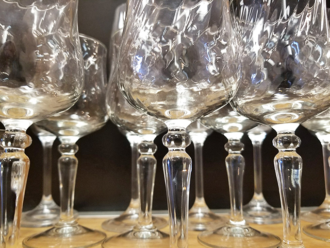 Crystal clarity awaits! These elegant stemware pieces are ready to elevate your Two-Buck Chuck to sommelier status.