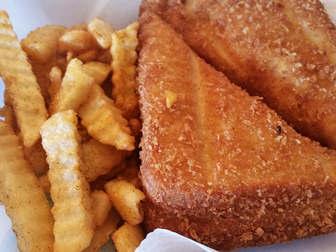 The humble grilled cheese gets the Nashville treatment—crispy, golden perfection that makes your childhood favorite blush with envy.