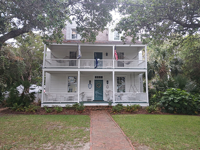 This classic coastal home with double-decker porches isn't just architectural eye candy&mdash;it's living history with a breeze.