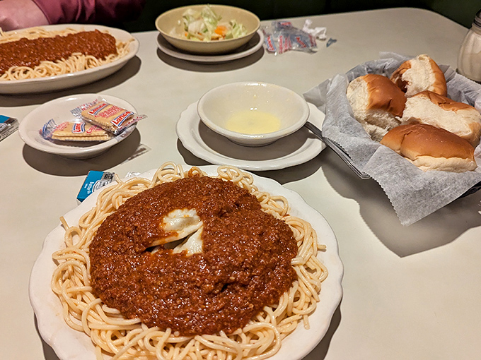 When bread, sauce, and pasta come together this harmoniously, you understand why regulars have been returning for decades.