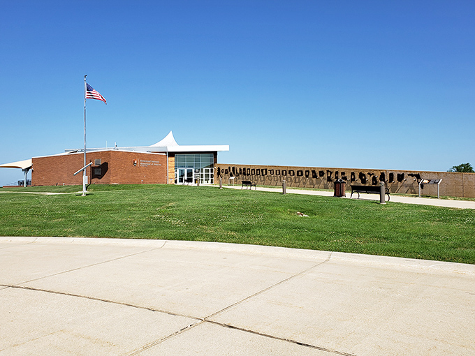 The Homestead National Historical Park's Heritage Center stands as a modern tribute to the pioneers who saw possibility in these vast prairies.