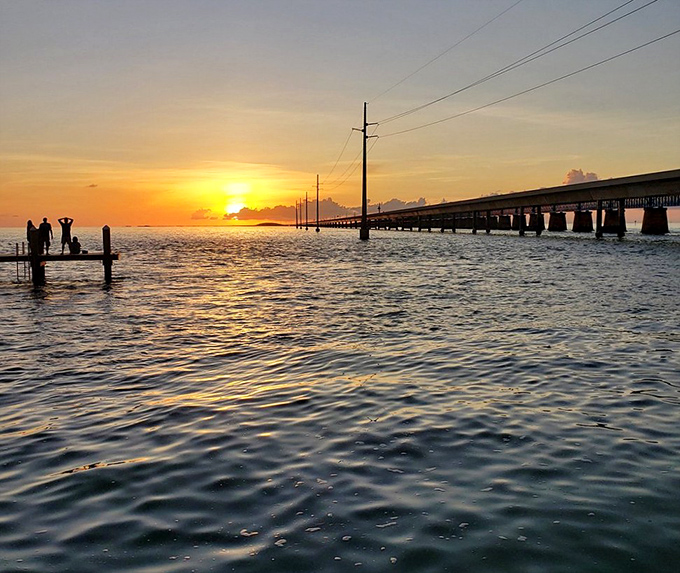 Nature's own light show happens daily along this route. The Keys sunset transforms the ordinary into the extraordinary, no admission fee required.