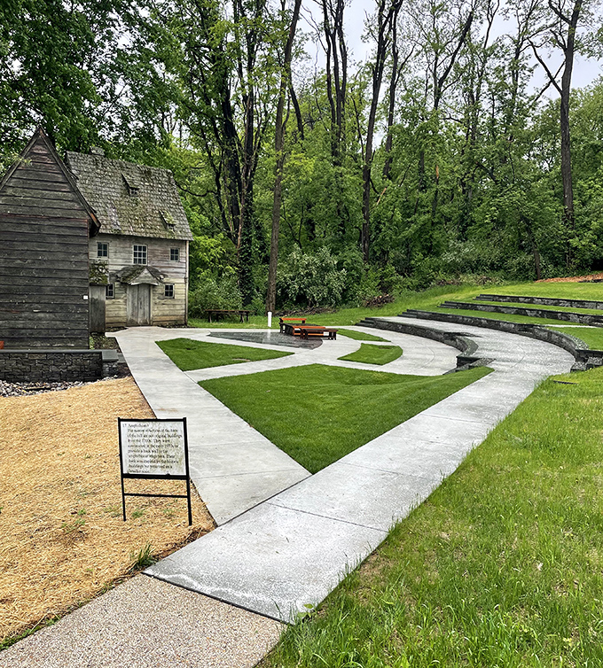 The Historic Ephrata Cloister's simple wooden structures remind us that minimalism wasn't invented by trendy designers but by practical Pennsylvania settlers.