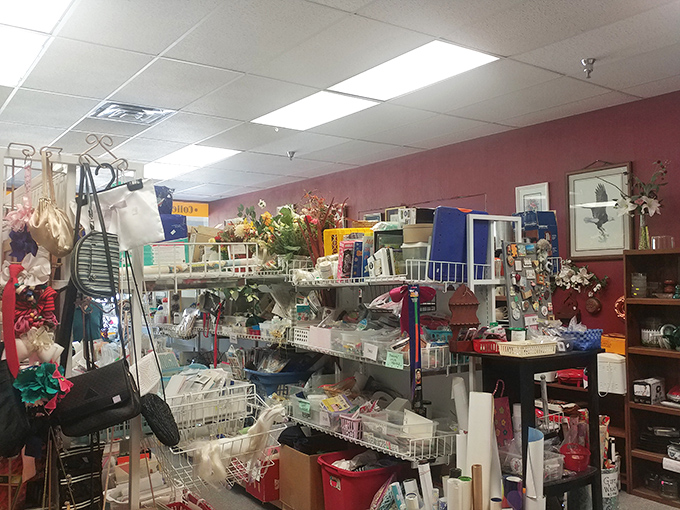 Home d&eacute;cor nirvana where yesterday's lamps, artwork, and knickknacks await adoption into your carefully curated "eclectic" collection.