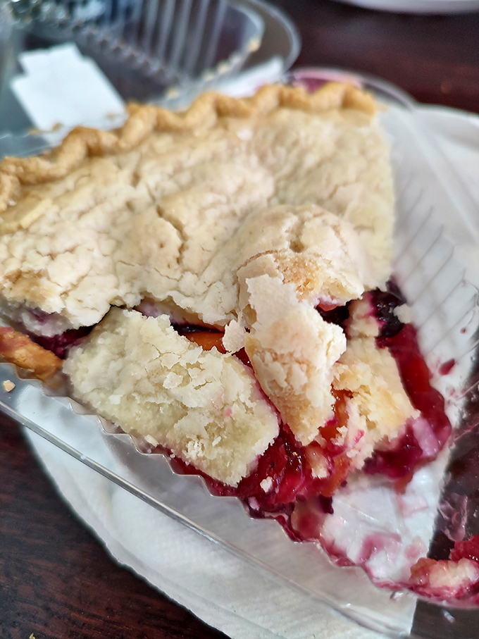Pie that would make your grandmother both proud and jealous. This berry-filled slice proves Miller's knows its way around dessert too.