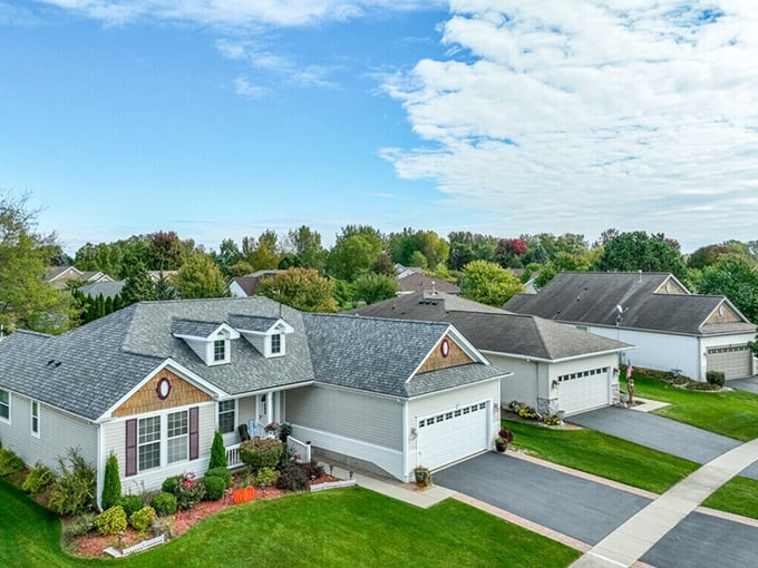 No cookie-cutter homes here! These stylish residences offer the perfect balance of low-maintenance living and architectural character, with enough space for visiting grandkids but not so much that you'll spend retirement cleaning.