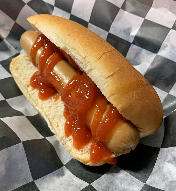 Hot dogs at Ike's come dressed to impress, proving that sometimes the classics need nothing more than perfect execution.
