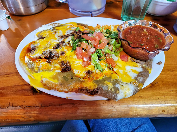 Huevos Rancheros: Where melted cheese meets fresh salsa in a morning fiesta that puts ordinary breakfasts to shame.