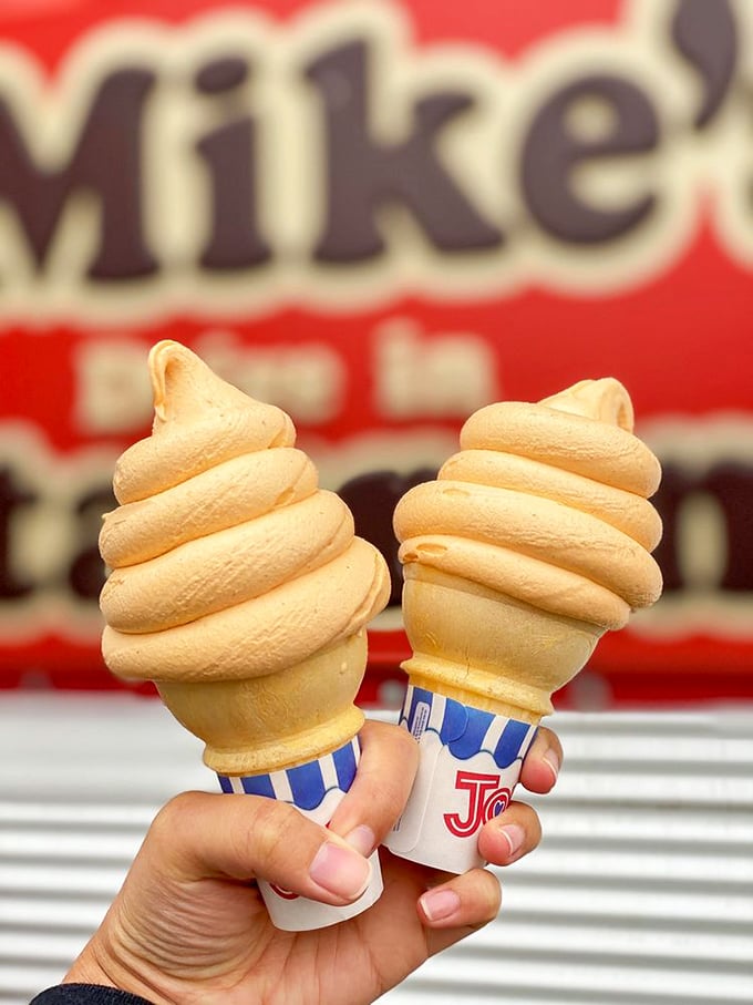 Soft serve perfection that stands tall and proud, swirled with the confidence that comes from decades of making people smile.