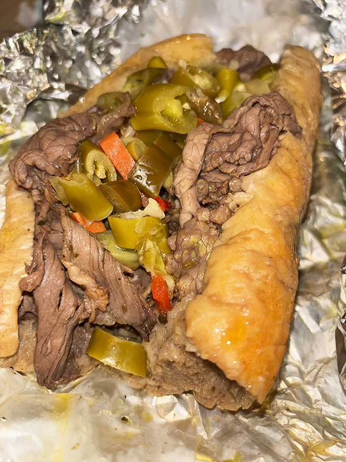The Italian beef sandwich &ndash; Chicago's other culinary masterpiece &ndash; with tender meat and giardiniera that delivers that perfect spicy kick to your taste buds.