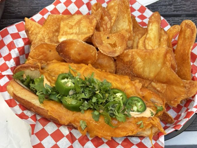 This isn't just a hot dog &ndash; it's a masterclass in balance. Melty cheese, fresh cilantro, and jalape&ntilde;os create the holy trinity of flavor.