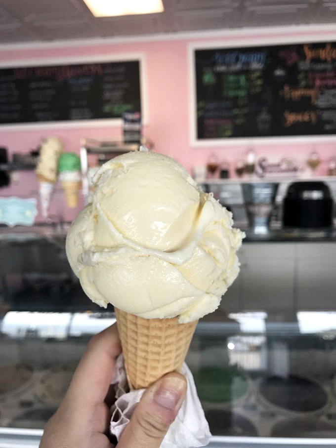 Vanilla ice cream so pure and creamy it makes you wonder if cows in the Keys are living a more blissful life than the rest of us.