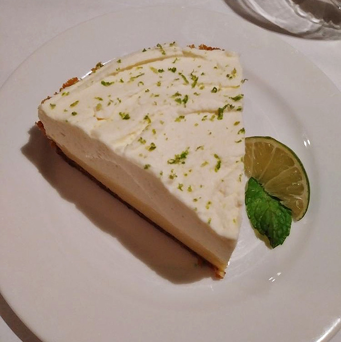 Key lime pie that strikes that perfect balance between sweet and tart &ndash; like Florida sunshine served on a plate with a California view.