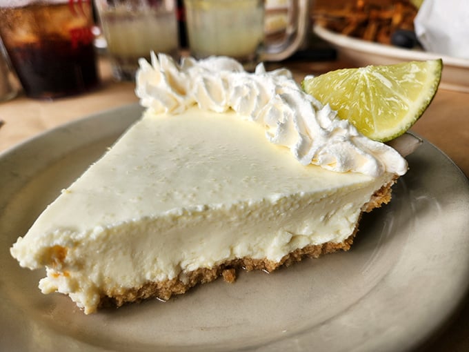 Key lime pie that strikes that perfect balance between sweet and tart&mdash;the kind that makes you close your eyes and momentarily forget your table manners.
